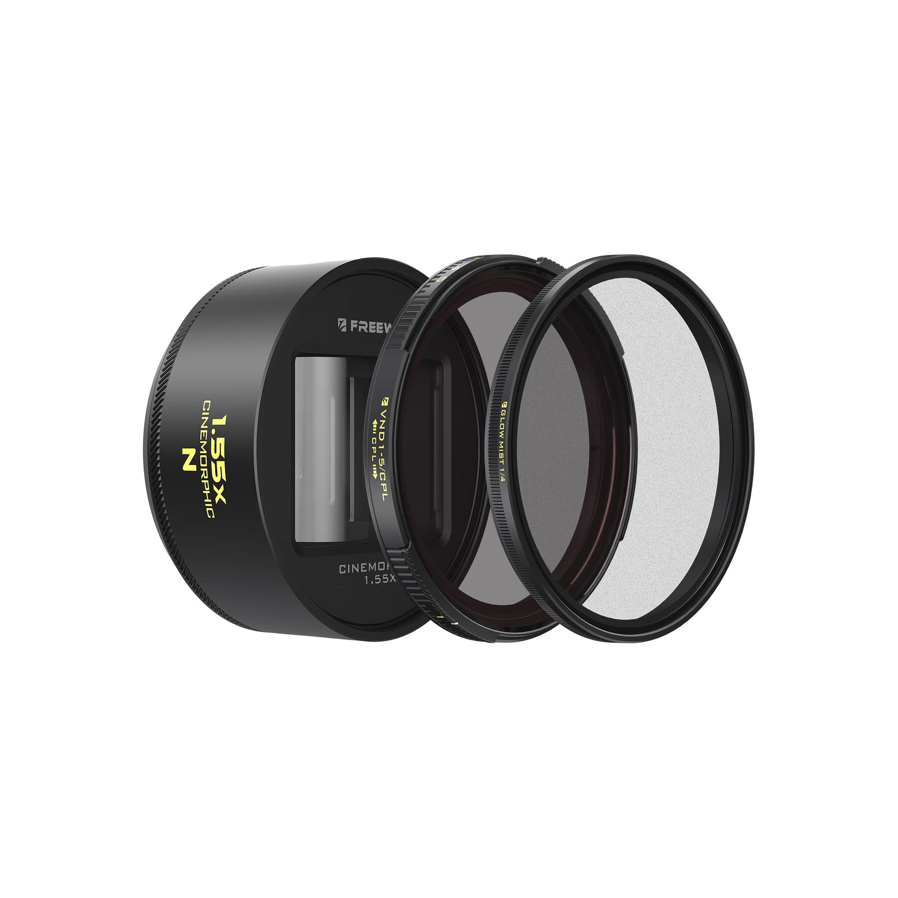 1.55x Anamorphic Lens for iPhone & Samsung - Ultra-Wide – Freewell Gear