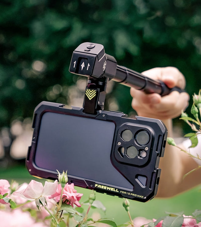 iPhone Genius Rig Cage – SnapClamp, Filters, Remote Kit – Freewell Gear