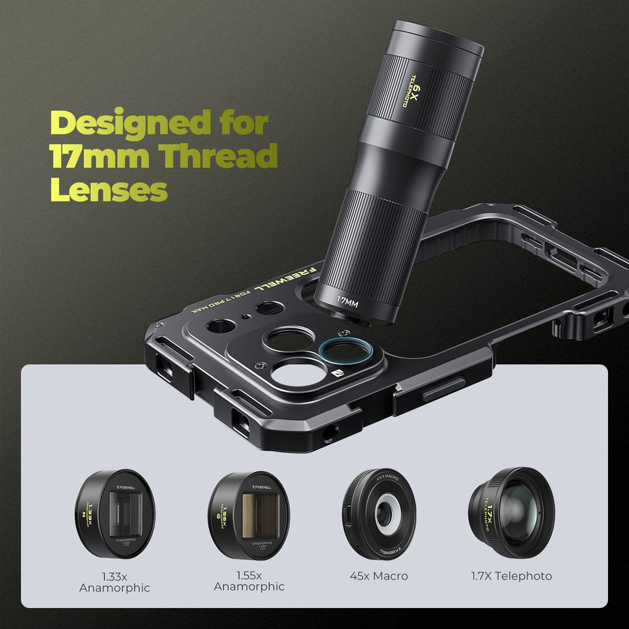 iPhone Genius Rig Cage – SnapClamp, Filters, Remote Kit – Freewell Gear