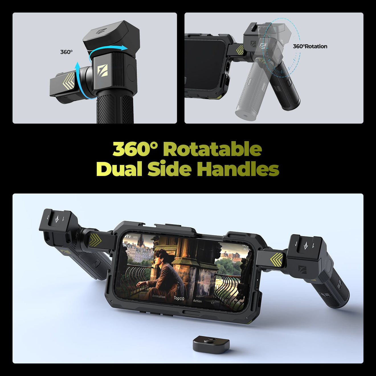 iPhone Genius Rig Cage – SnapClamp, Filters, Remote Kit – Freewell Gear