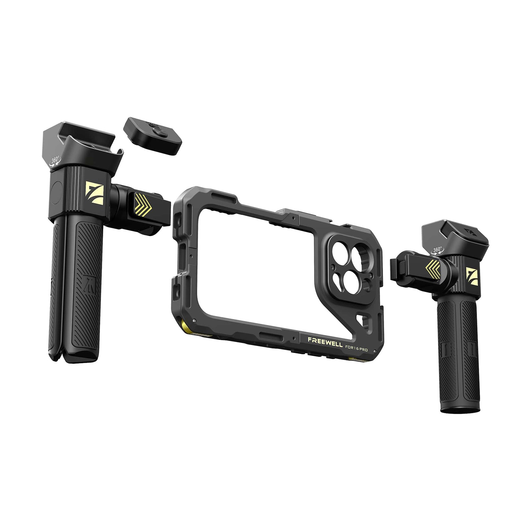 iPhone Genius Rig Cage – SnapClamp, Filters, Remote Kit – Freewell Gear