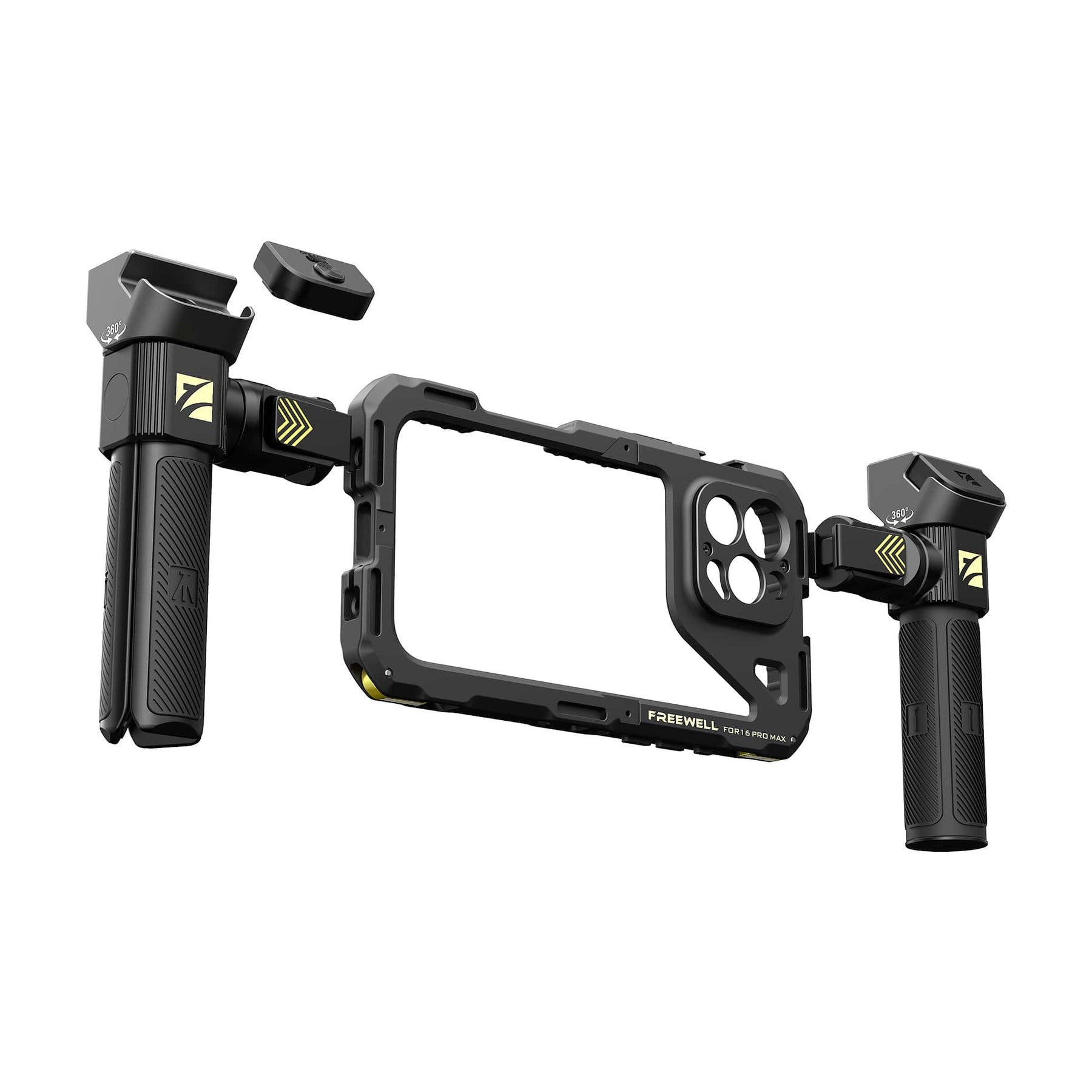 iPhone Genius Rig Cage – SnapClamp, Filters, Remote Kit – Freewell Gear