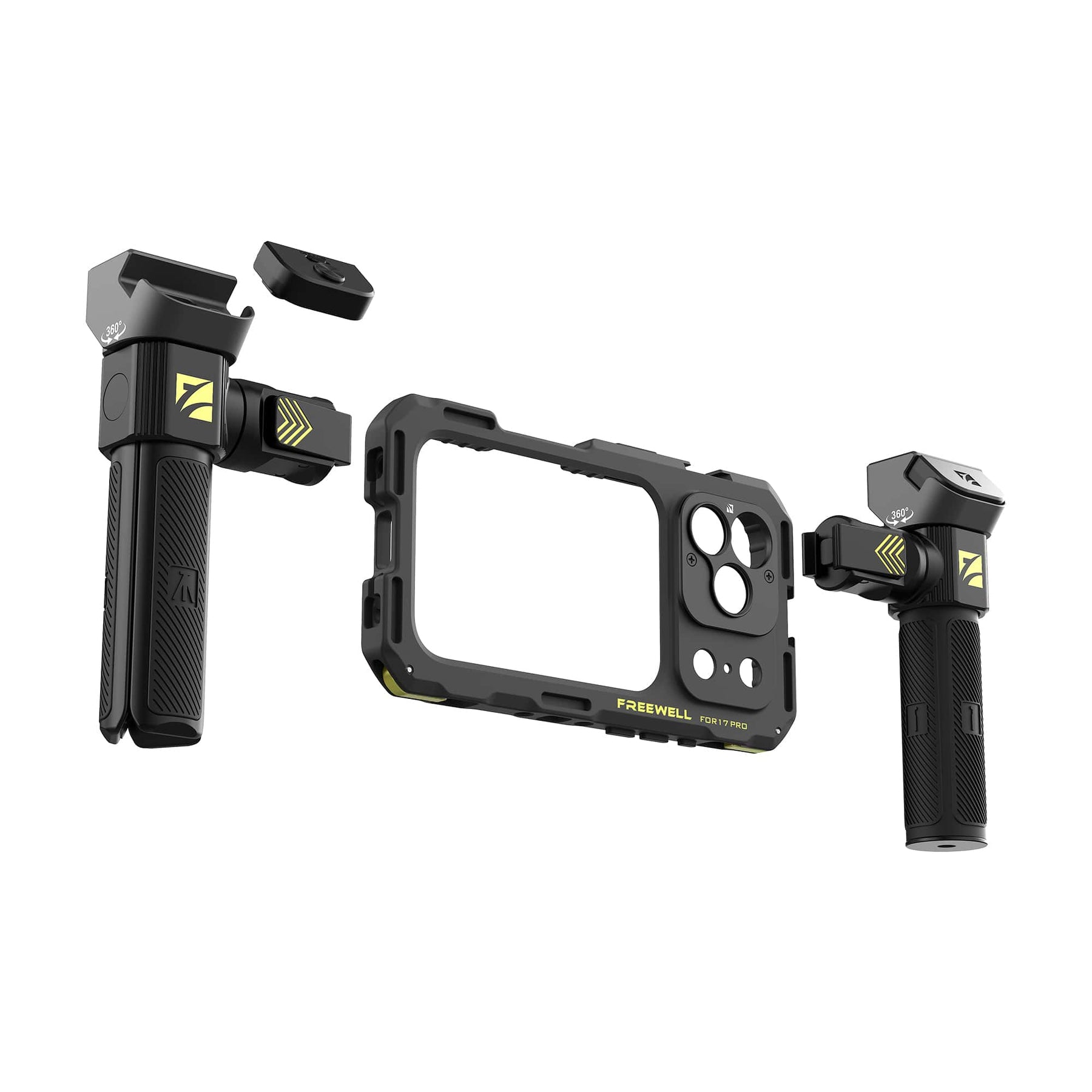 iPhone Genius Rig Cage – SnapClamp, Filters, Remote Kit – Freewell Gear