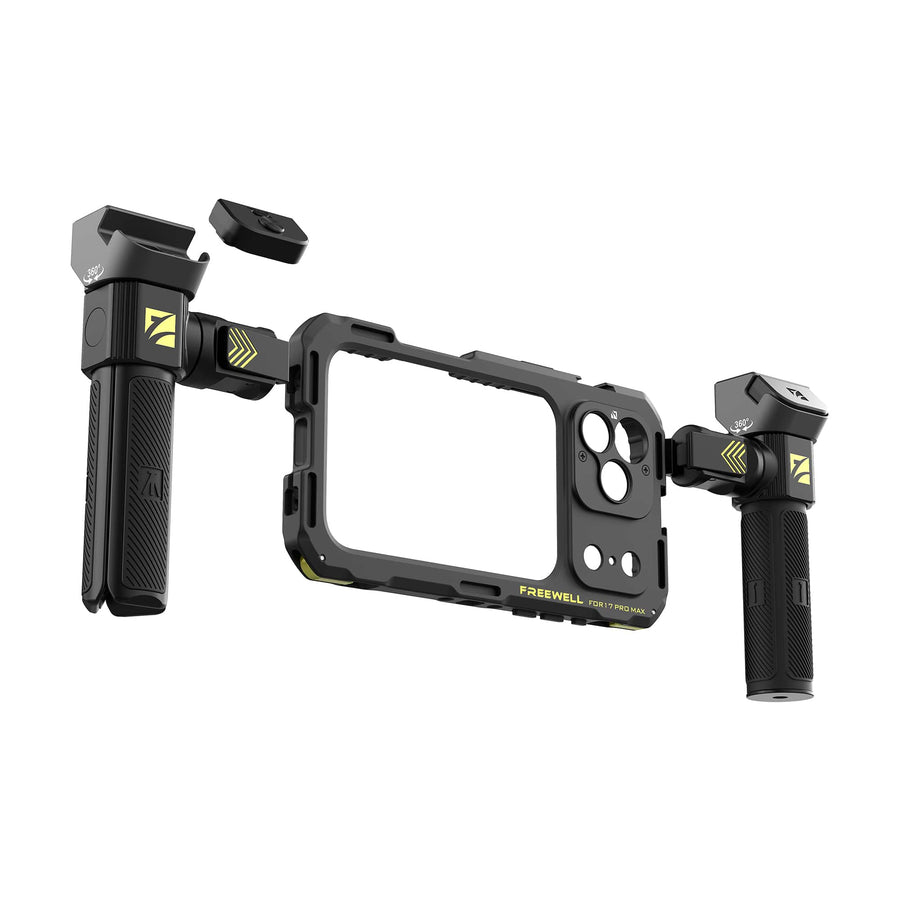iPhone Genius Rig Cage – SnapClamp, Filters, Remote Kit – Freewell Gear